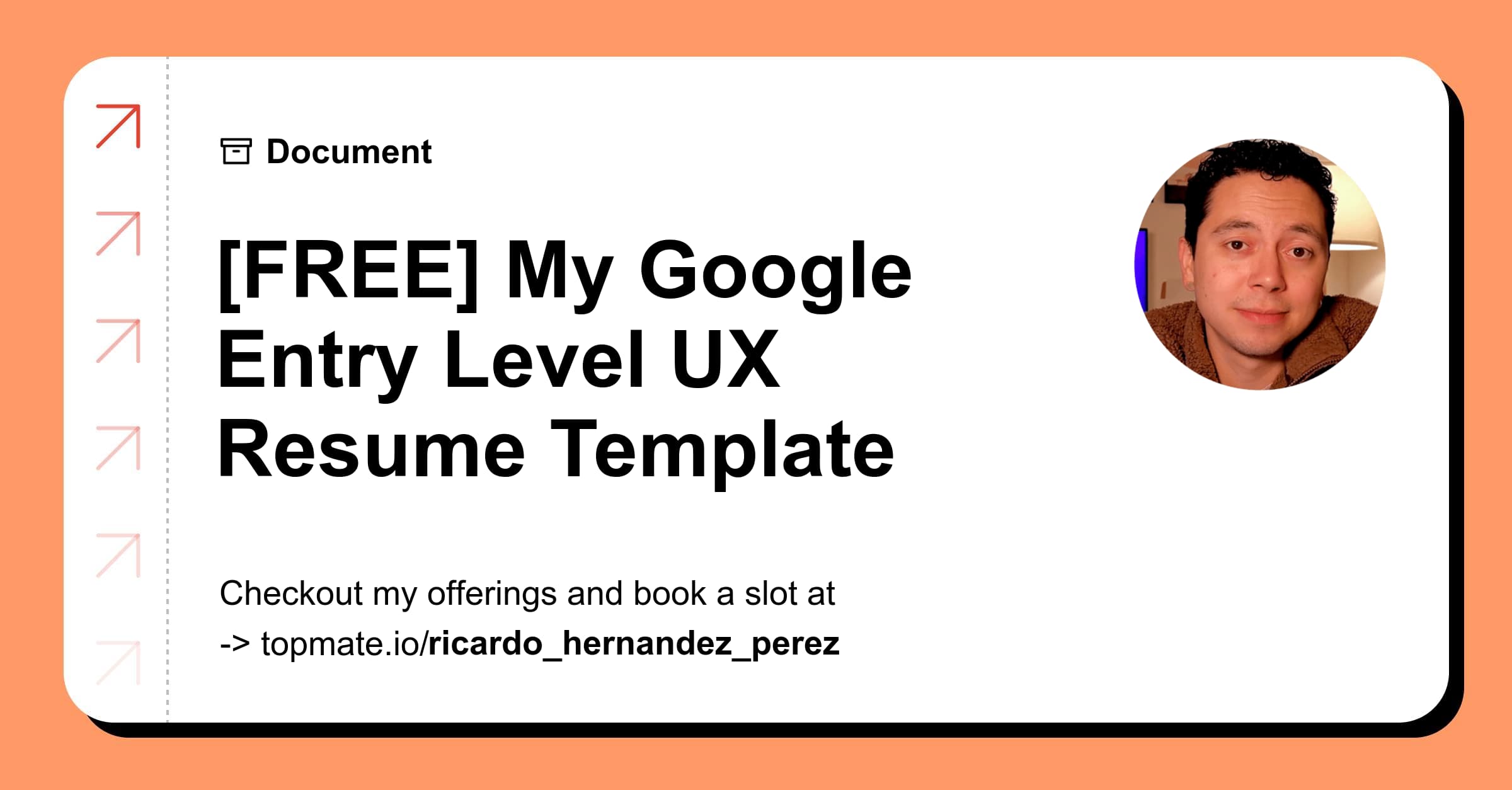 [FREE] My Google Entry Level UX Resume Template 📄 with Ricardo ...